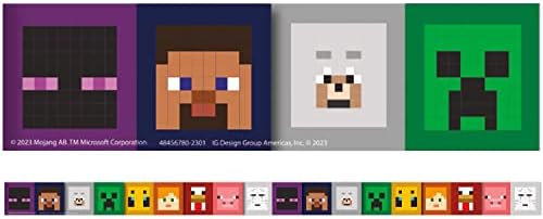 Amazon.com : Eureka Minecraft Building A Great Year Classroom Bulletin ...