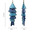 Amazon.com: Koncenttop Koi Fish Ceramic Wind Chimes for Outside, 12Inch ...