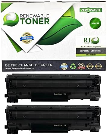 Amazon.com: Renewable Toner 126 MICR Replacement for Canon CRG 126 CRG126 | Canon ImageCLASS ...