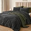 Amazon.com: PHF 3 Pieces Sherpa Fleece Comforter Set King Size, Super ...