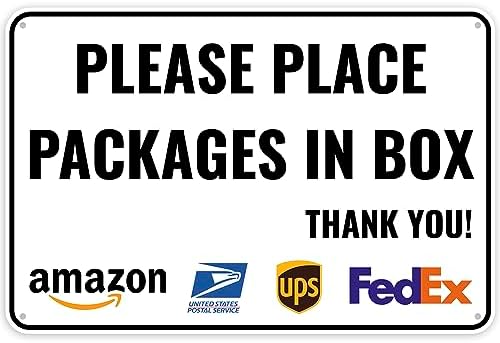Amazon.com: 1PC Delivery Sign For Packages - Please Place Packages In ...