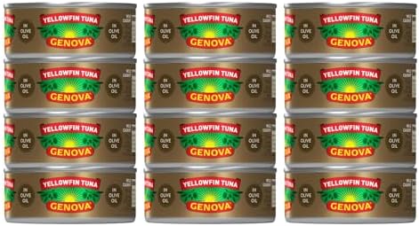 Amazon.com : Genova Premium Yellowfin Tuna in Olive Oil, Wild Caught ...