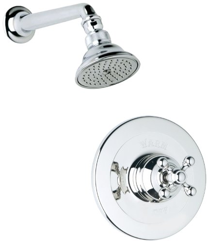 Rohl ACKIT30X-STN Cisal Shower System with Pressure Balanced Valve Trim ...