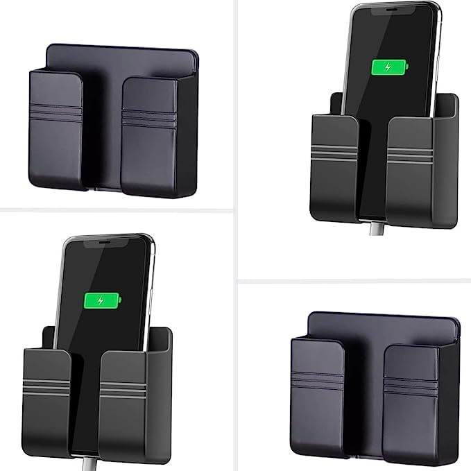 DSNS Wall Mounted Adhesive Remote Control Stand Mobile Phone Holder For ...