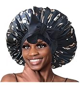 Amazon.com : BONNET QUEEN Silk Bonnet for Sleeping Women Satin Bonnet ...