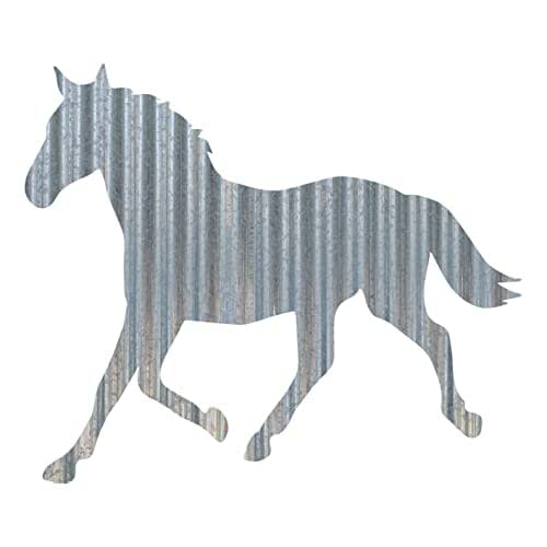 Amazon.com: Rustic 3D Corrugated Metal Animal Signs (Horse, 18 Inch ...