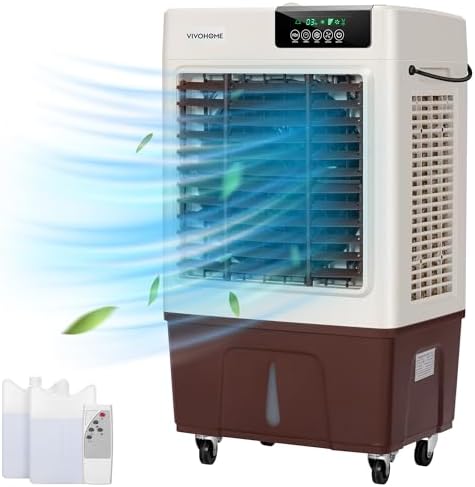 Amazon.com: ROVSUN 10.5Gallon Evaporative Air Cooler, 2600CFM Portable ...