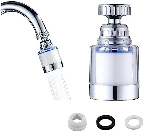 SKADIOO Stainless Steel Flexible Rotating Tap Filter With Replacable ...