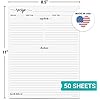 Amazon.com: 321Done Recipe Paper 8.5x11 White, 50-Pack, Made in USA ...