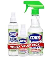 Amazon.com: ZORBX Unscented Odor Eliminator for Strong Odor 16 Oz + 128 ...