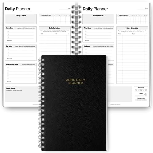 ADHD Daily Planner for Neurodivergent Adults - Productivity Daily ...