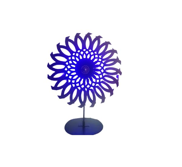 URJA Wheels Wooden Kinetic Sculpture Lamp,Wooden Home Decor Kinetic ...