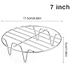 Amazon.com: 7 Inch Round Rack Baking Steaming Roasting Rack,Round ...