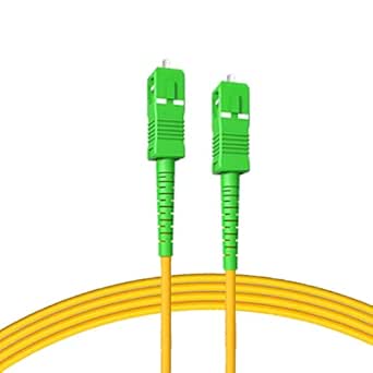 Fiber Patch Cable - SC to SC/APC OS2 10Gb/Gigabit Singlemode Jumper ...