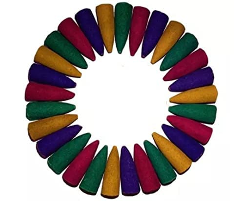 MORATER Backflow Incense Cones Pack of 300 pcs Back Flow Smoke Cone for ...