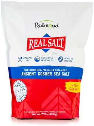Amazon.com : Redmond Real Sea Salt - Natural Unrefined Gluten Free ...