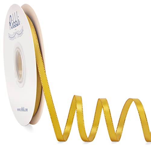Snapklik.com : Ribbli Gold Satin Ribbon