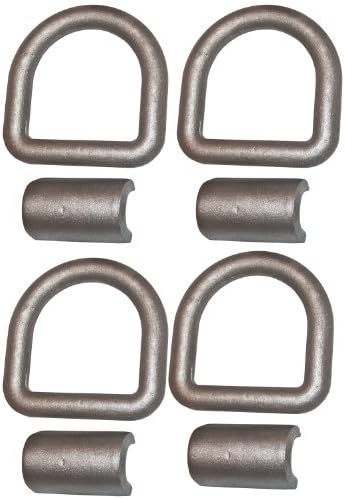 Amazon.com: (4) 5/8" Weld-on Weld On D-Ring D Rings 18000 LBS. : Automotive