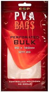 Amazon.com : ESP PVA Bags (Perforated, Bulk) by ESP : Sports & Outdoors