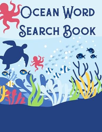 Ocean Word Search Book: Brain boosting Word Search Ocean Themed Word ...