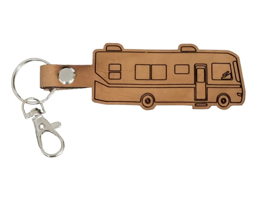 Amazon.com: Custom Rv leather keychain, Personalized motorhome key ...