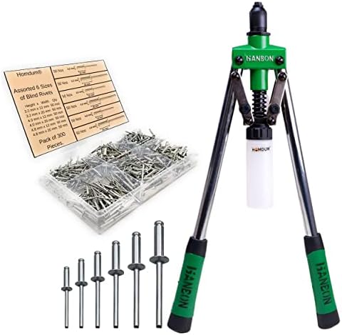 KROST 32 Inch Folding Hand Riveter, Pop Rivet Gun Single Pull Action ...