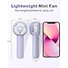 Amazon.com: Coohea Mini Handheld Fan, Small Cute Design, 3 Powerful ...
