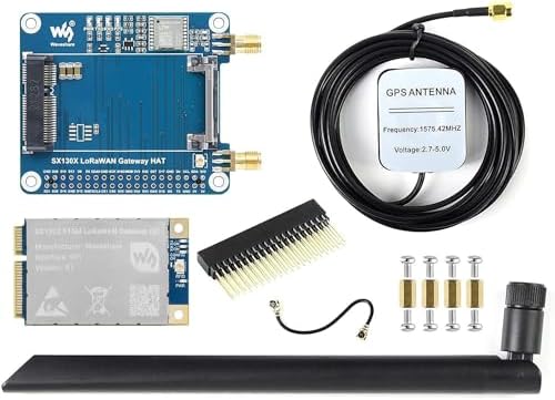 Amazon.co.jp: 915MHz LoRaWAN Gateway LoRa GPS 基板 モジュール HAT スターター キット for ラズベリーパイゼロ RPI Raspberry ...