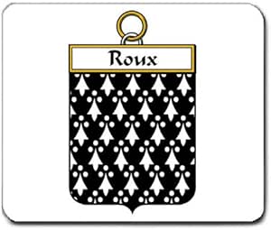 Amazon.com: Roux Family Crest Coat of Arms Mouse Pad : Office Products