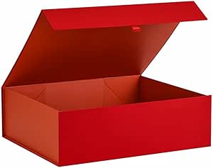 Amazon.com: PLINJOY Extra Large Red Gift Box 19x16x6 Inches,Gift Boxs ...