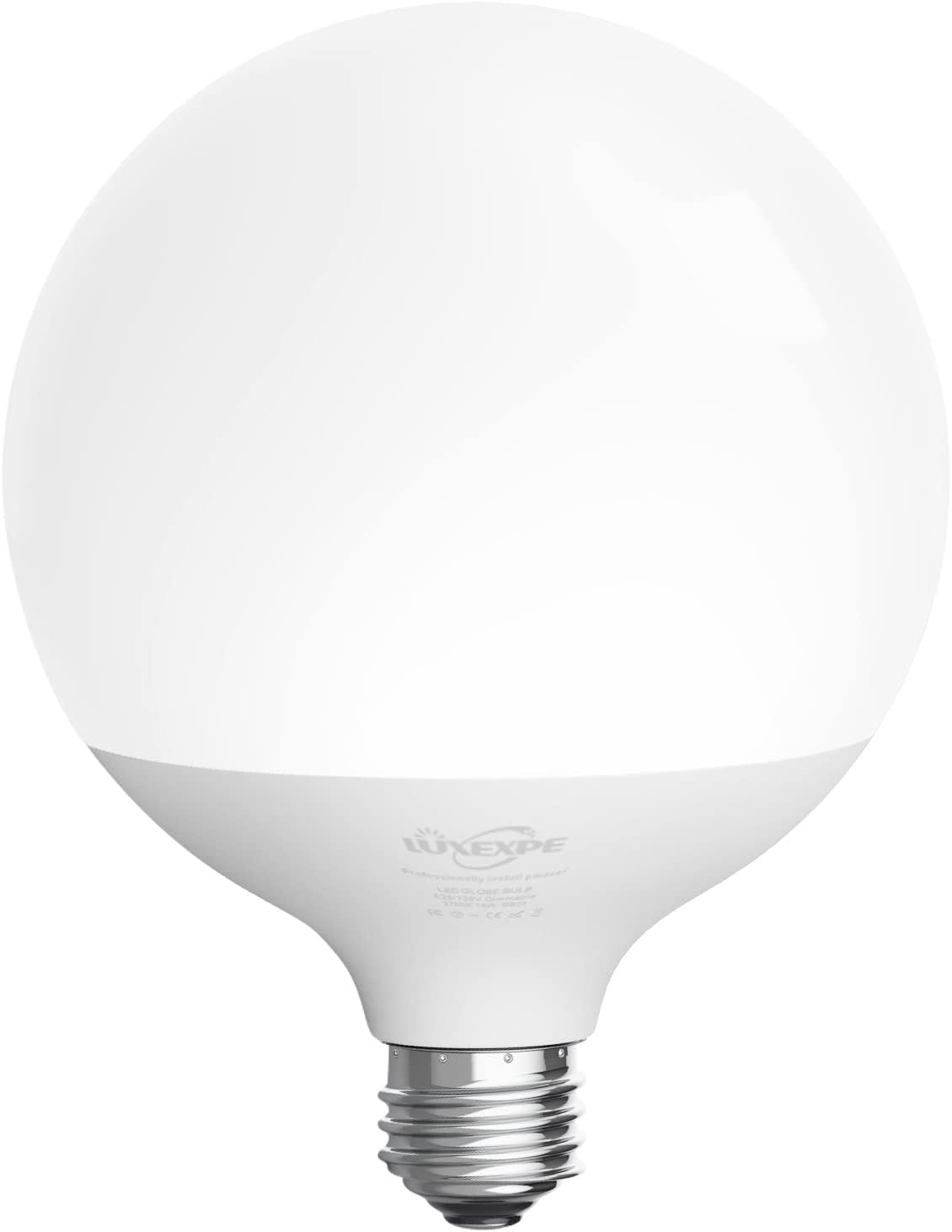 OMAYKEY 15W Dimmable Large LED Globe Bulb 100W Equivalent 1000 Lumens ...