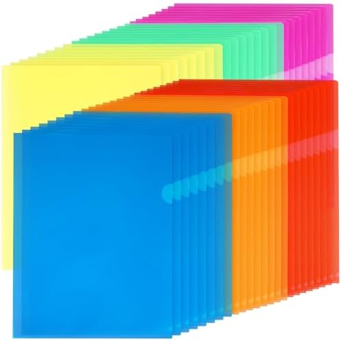 Amazon.com : Better Office Products Poly Project Pockets, 50 Pack ...