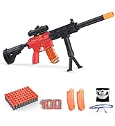 Amazon.com: Austraes Toy Gun with Soft Bullets Shell Ejecting ...