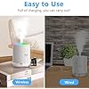 Amazon.com: Portable Small Humidifiers for Bedroom Baby, Rechargeable ...