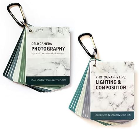 Amazon.com : Mirrorless/DSLR Camera Photography Cheat Sheets and ...