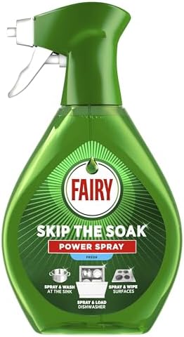 Fairy Skip The Soak Power Spray Fresh 650ml, Pre-Treatment Spray For ...