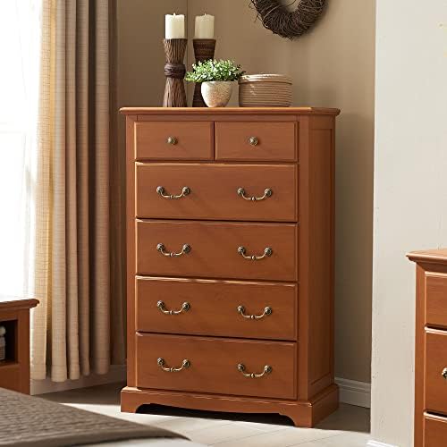 Amazon.com: T4TREAM 5 Drawer Dresser for Bedroom, 48" Tall Modern Chest ...