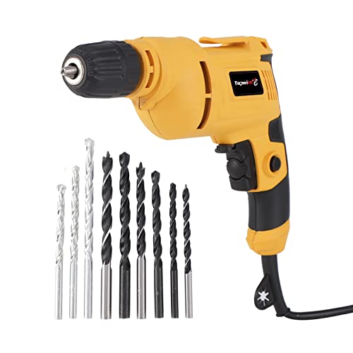 650W Corded Electric Drill Machine, 3300RPM, Variable Speed Reversible ...
