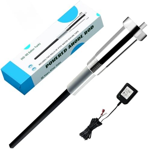 𝐔𝐩𝐠𝐫𝐚𝐝𝐞 Powered Anode Rod for Water Heater, Electric Anode Rod, (40-89 ...