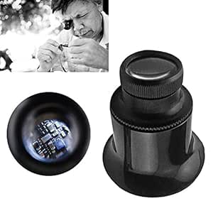 Magnifying Loupe Jewelry Jewelers Pocket Magnifier Loop Eyepiece Coins ...