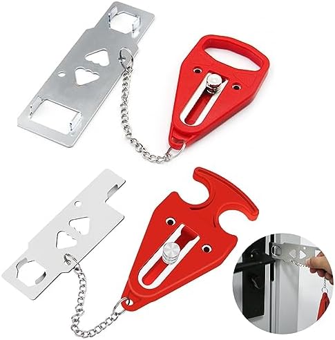 Portable Door Lock for Home and Travel Safety, Travel Lock, Airbnb Lock ...