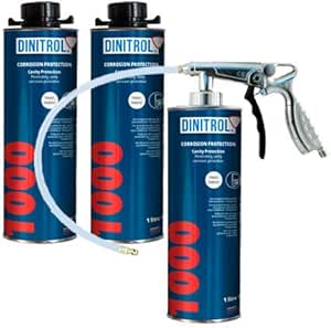 REJEL Dinitrol 1000 - Ceras transparentes de alto nivel (3 unidades, 1 ...