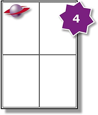 Label Planet® 12 Per Page/Sheet, 5 Sheets (60 Sticky Labels), White ...