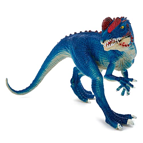 Zappi Co Childrens Dilophosaurus Dinosaur Figure Toy (14cm Length ...