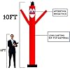 Amazon.com: Arrow Dancer 10Ft Solid Red Color Air Inflatable Dancer ...