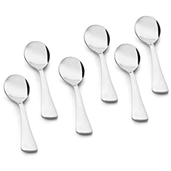FNS Victoria Food Grade Safe Stainless Steel Mirror Finish Baby Spoon ...