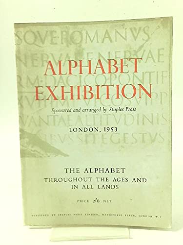 Staples Alphabet Exhibition: Diringer, David: Amazon.com: Books