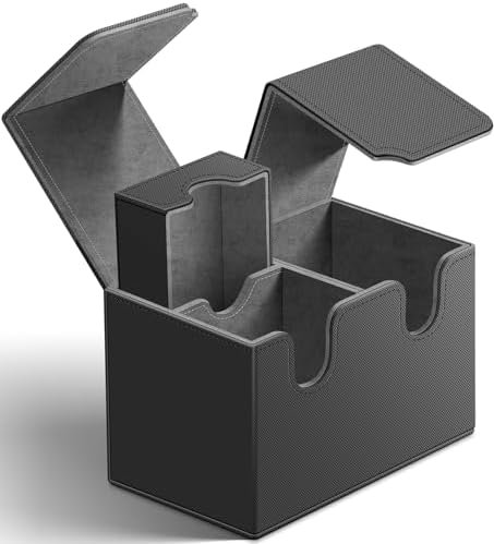 Amazon.com: Homthy Card Deck Case for MTG Commander Cards, Double Deck ...