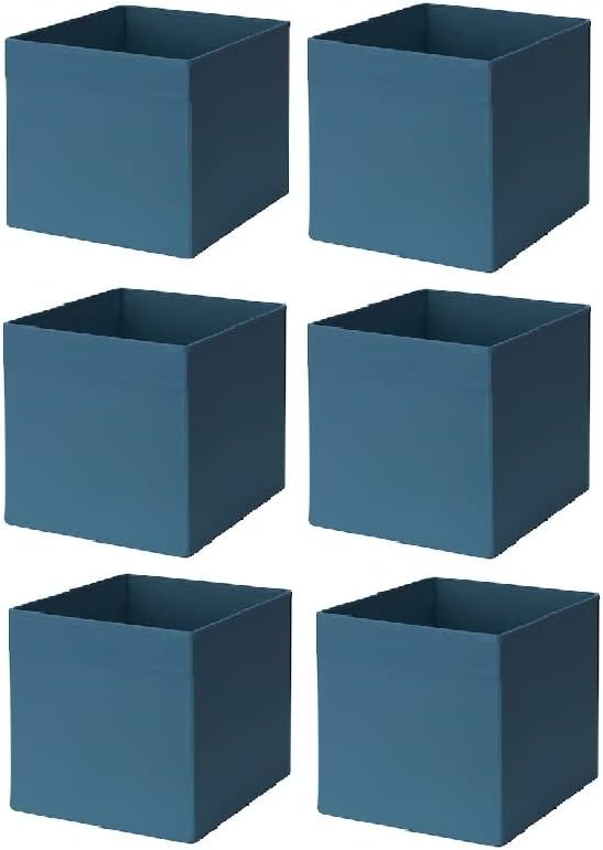 Discount Seller DRONA Storage Boxes Cube Shape Fold Down Fabric Sides ...