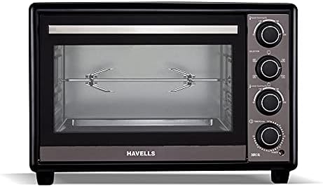 Havells OTG 36RC BL - 36 Lltr | Toughened Double Glass Door | 60 min ...